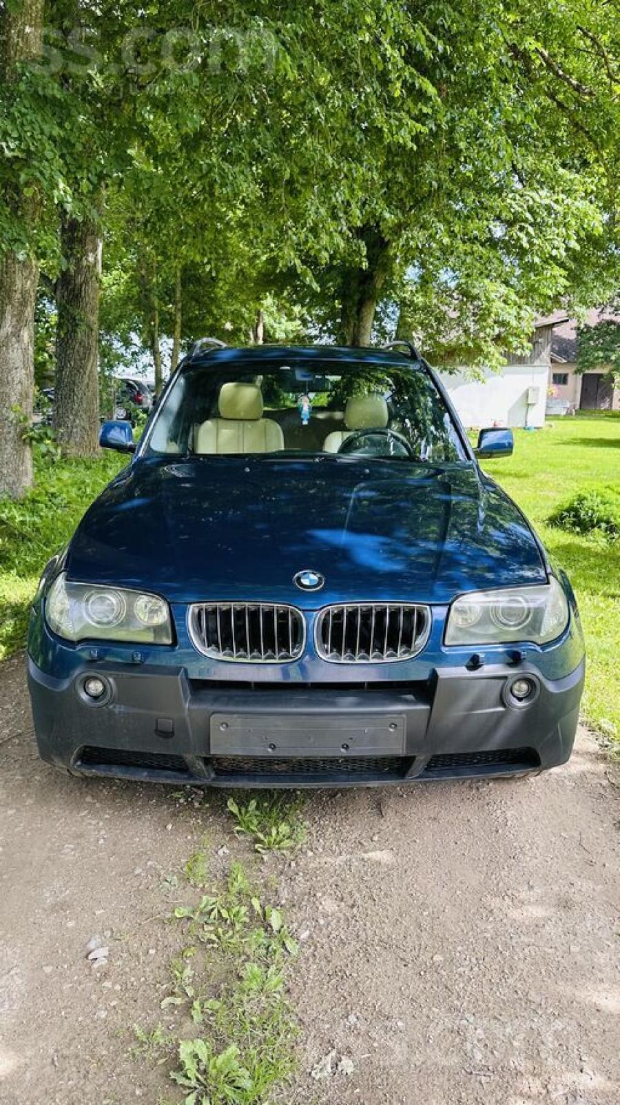 Zils BMW X3 2004 Bauska, ar dzinēja tilpumu 3.00 L un nobraukumu 345 tūkst. km par 2300 €, foto 7 vietnē AUTOMOTO.COM.LV
