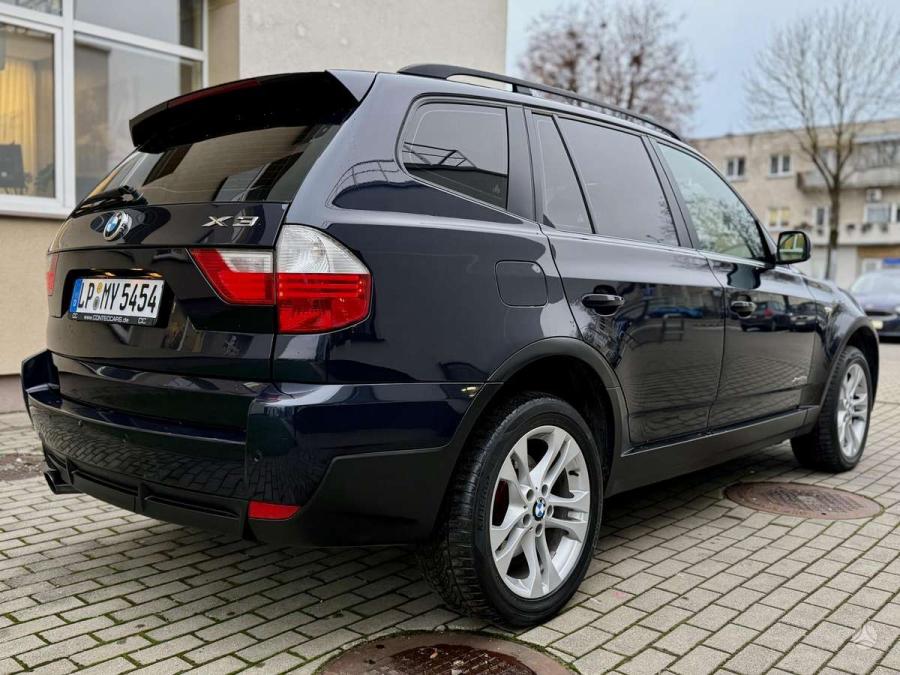 Blue BMW X3 2009 in Kaisiadorys, with an engine capacity of 2.00 L and mileage of 216 thousand km for 4450 €, photo 6 on AUTOMOTO.COM.LV