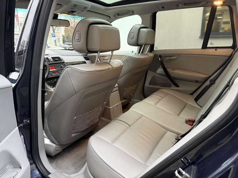 Blue BMW X3 2009 in Kaisiadorys, with an engine capacity of 2.00 L and mileage of 216 thousand km for 4450 €, photo 11 on AUTOMOTO.COM.LV
