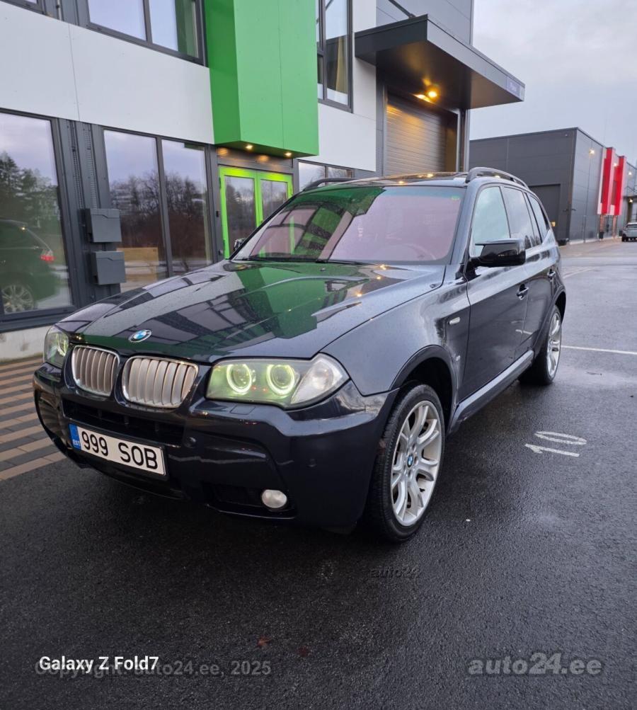 Blue BMW X3 2006 in Tallinn, with an engine capacity of 3.00 L and mileage of 262 thousand km for 7500 €, photo 2 on AUTOMOTO.COM.LV