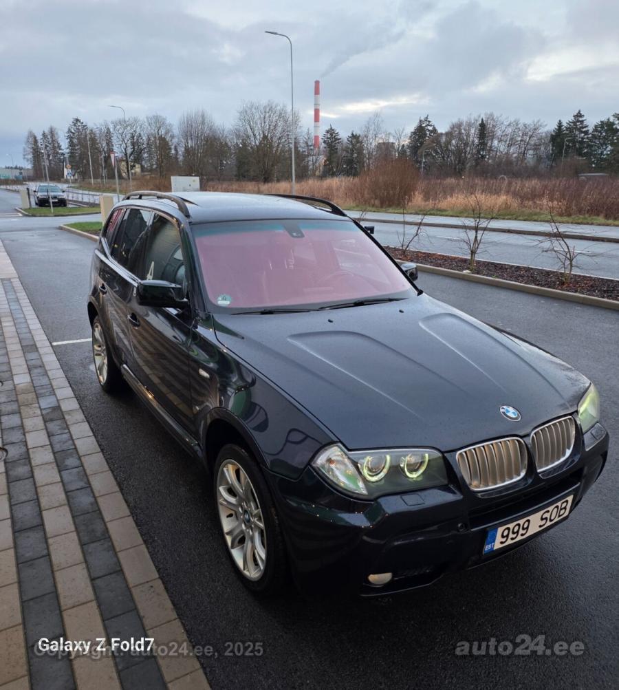 Blue BMW X3 2006 in Tallinn, with an engine capacity of 3.00 L and mileage of 262 thousand km for 7500 €, photo 5 on AUTOMOTO.COM.LV