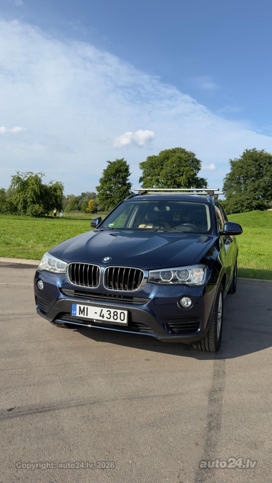 Blue BMW X3 2014 in Riga, with an engine capacity of 2.00 L and mileage of 260 thousand km for 12900 €, photo 1 on AUTOMOTO.COM.LV