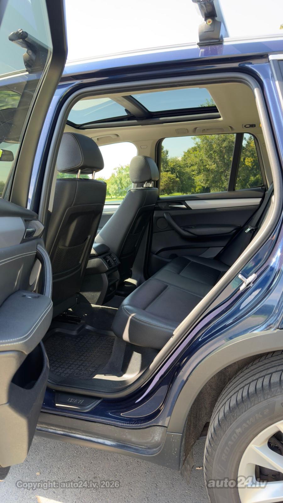 Blue BMW X3 2014 in Riga, with an engine capacity of 2.00 L and mileage of 260 thousand km for 12900 €, photo 14 on AUTOMOTO.COM.LV