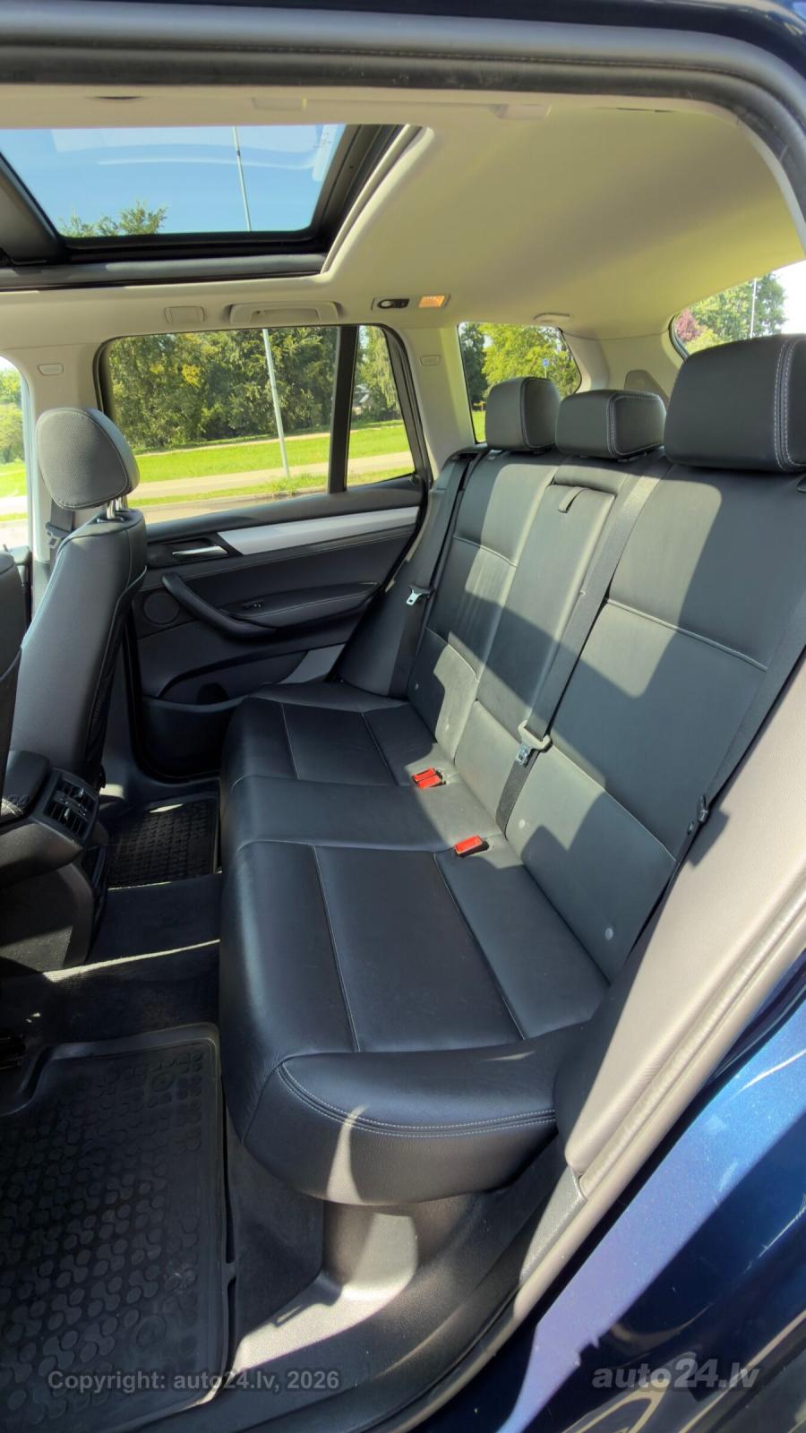 Blue BMW X3 2014 in Riga, with an engine capacity of 2.00 L and mileage of 260 thousand km for 12900 €, photo 16 on AUTOMOTO.COM.LV
