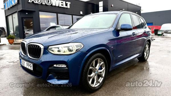 Blue BMW X3 2018 in Tallinn, with an engine capacity of 3.00 L and mileage of 0 thousand km for 26990 €, photo 4 on AUTOMOTO.COM.LV
