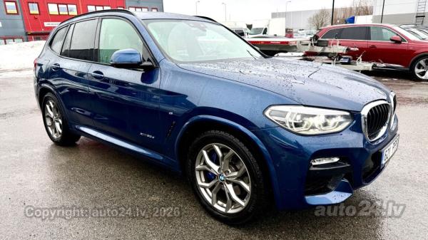 Blue BMW X3 2018 in Tallinn, with an engine capacity of 3.00 L and mileage of 0 thousand km for 26990 €, photo 5 on AUTOMOTO.COM.LV