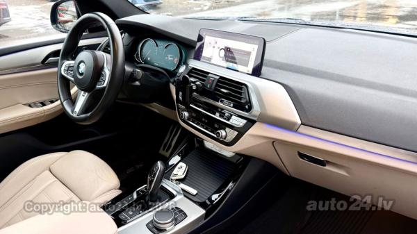 Blue BMW X3 2018 in Tallinn, with an engine capacity of 3.00 L and mileage of 0 thousand km for 26990 €, photo 11 on AUTOMOTO.COM.LV