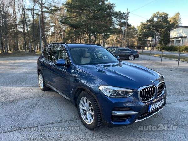 Blue BMW X3 2021 in Tallinn, with an engine capacity of 2.00 L and mileage of 56 thousand km for 40000 €, photo 1 on AUTOMOTO.COM.LV