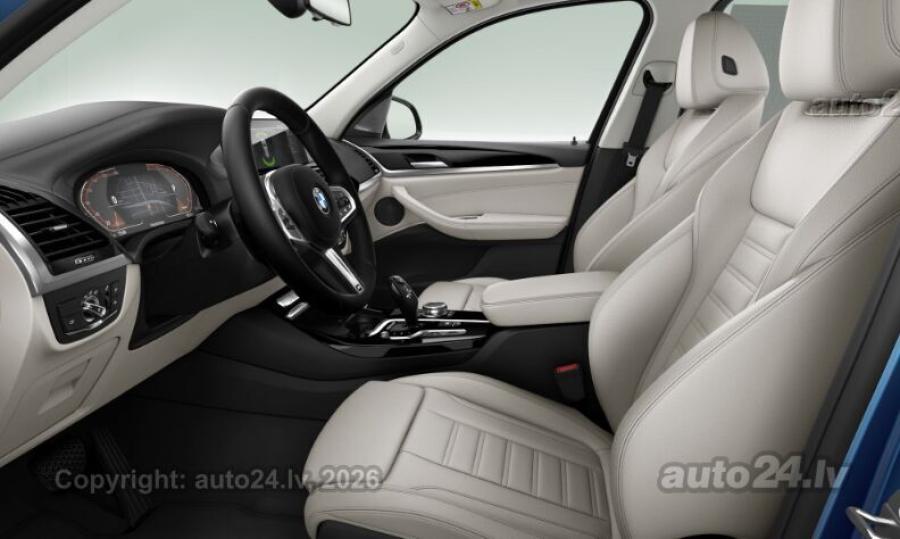 Blue BMW X3 2021 in Tartu, with an engine capacity of 2.00 L and mileage of 58 thousand km for 37900 €, photo 3 on AUTOMOTO.COM.LV