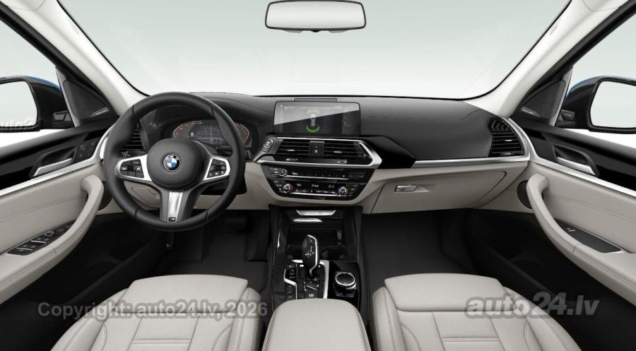 Blue BMW X3 2021 in Tartu, with an engine capacity of 2.00 L and mileage of 58 thousand km for 37900 €, photo 4 on AUTOMOTO.COM.LV