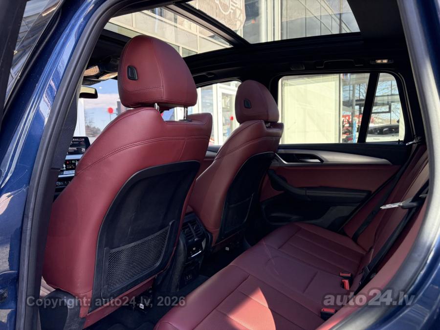 Синий БМВ Х3 2022 в Таллин, объемом двигателя 2.00 л и пробегом 66 тыс. км за 39900 €, фото 14 на AUTOMOTO.COM.LV