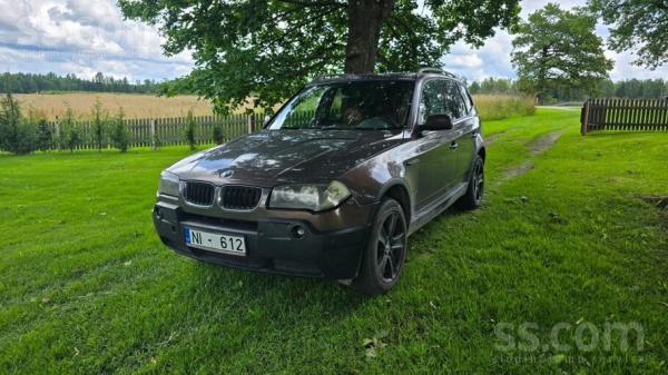 Brūns BMW X3 2004 Rīga, ar dzinēja tilpumu 3.00 L un nobraukumu 450 tūkst. km par 2750 €, foto 1 vietnē AUTOMOTO.COM.LV