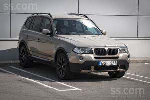 Brown BMW X3 2006 in Riga, with an engine capacity of 3.00 L and mileage of 299 thousand km for 5500 €, photo 4 on AUTOMOTO.COM.LV