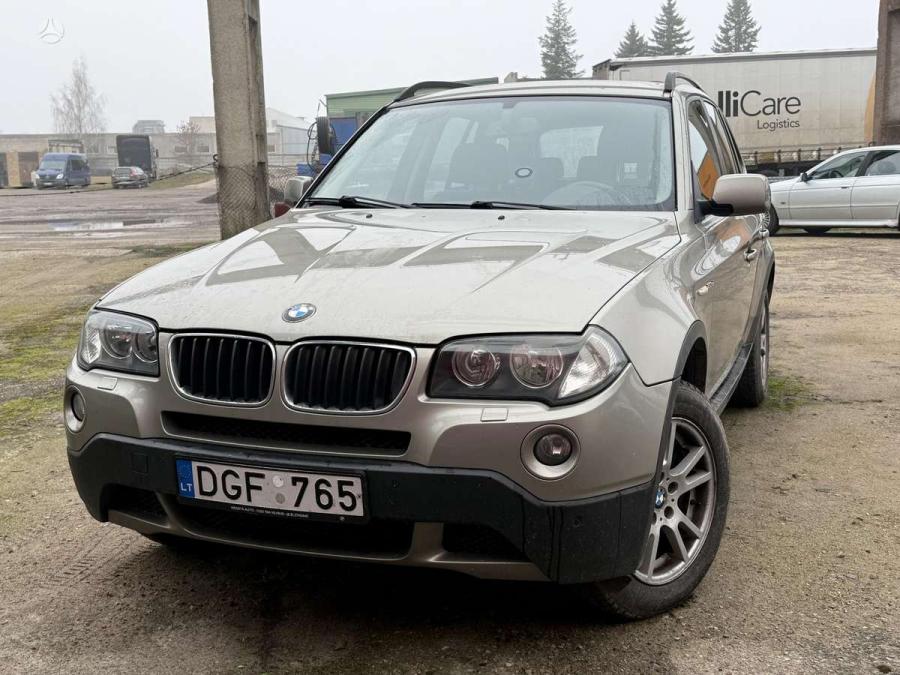 Brown BMW X3 2007 in Kaunas, with an engine capacity of 2.00 L and mileage of 277 thousand km for 4500 €, photo 1 on AUTOMOTO.COM.LV