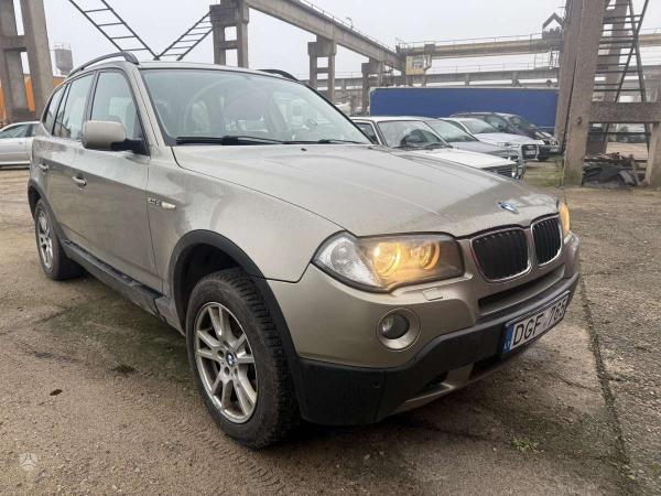 Brown BMW X3 2007 in Kaunas, with an engine capacity of 2.00 L and mileage of 277 thousand km for 4500 €, photo 2 on AUTOMOTO.COM.LV