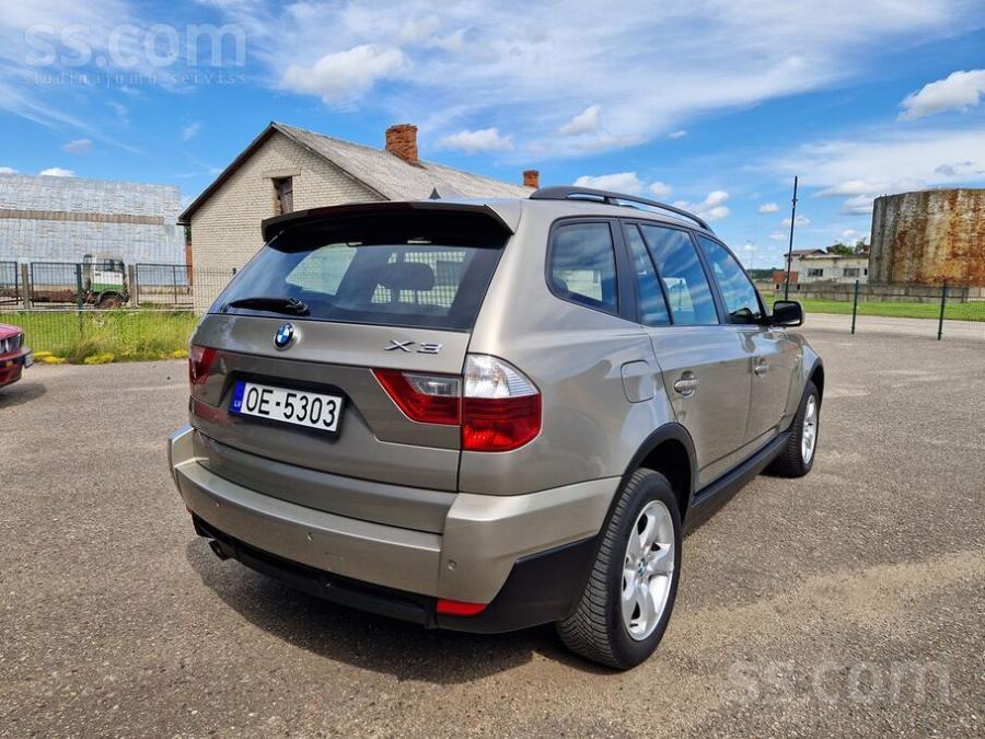 Brown BMW X3 2008 in Valmiera, with an engine capacity of 2.00 L and mileage of 275 thousand km for 6500 €, photo 2 on AUTOMOTO.COM.LV