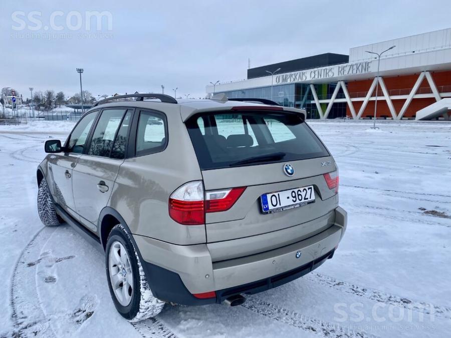 Brown BMW X3 2008 in Rezekne, with an engine capacity of 2.00 L and mileage of 0 thousand km for 5450 €, photo 7 on AUTOMOTO.COM.LV