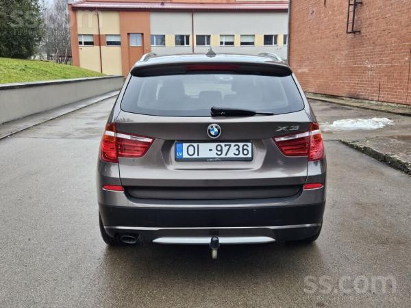 Brown BMW X3 2011 in Jekabpils, with an engine capacity of 2.00 L and mileage of 312 thousand km for 9790 €, photo 9 on AUTOMOTO.COM.LV