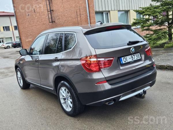 Brown BMW X3 2011 in Jekabpils, with an engine capacity of 2.00 L and mileage of 312 thousand km for 9790 €, photo 10 on AUTOMOTO.COM.LV
