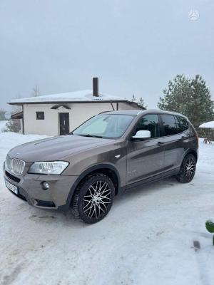 Brown BMW X3 2011 in Vilnius, with an engine capacity of 2.99 L and mileage of 227 thousand km for 10250 €, photo  on AUTOMOTO.COM.LV