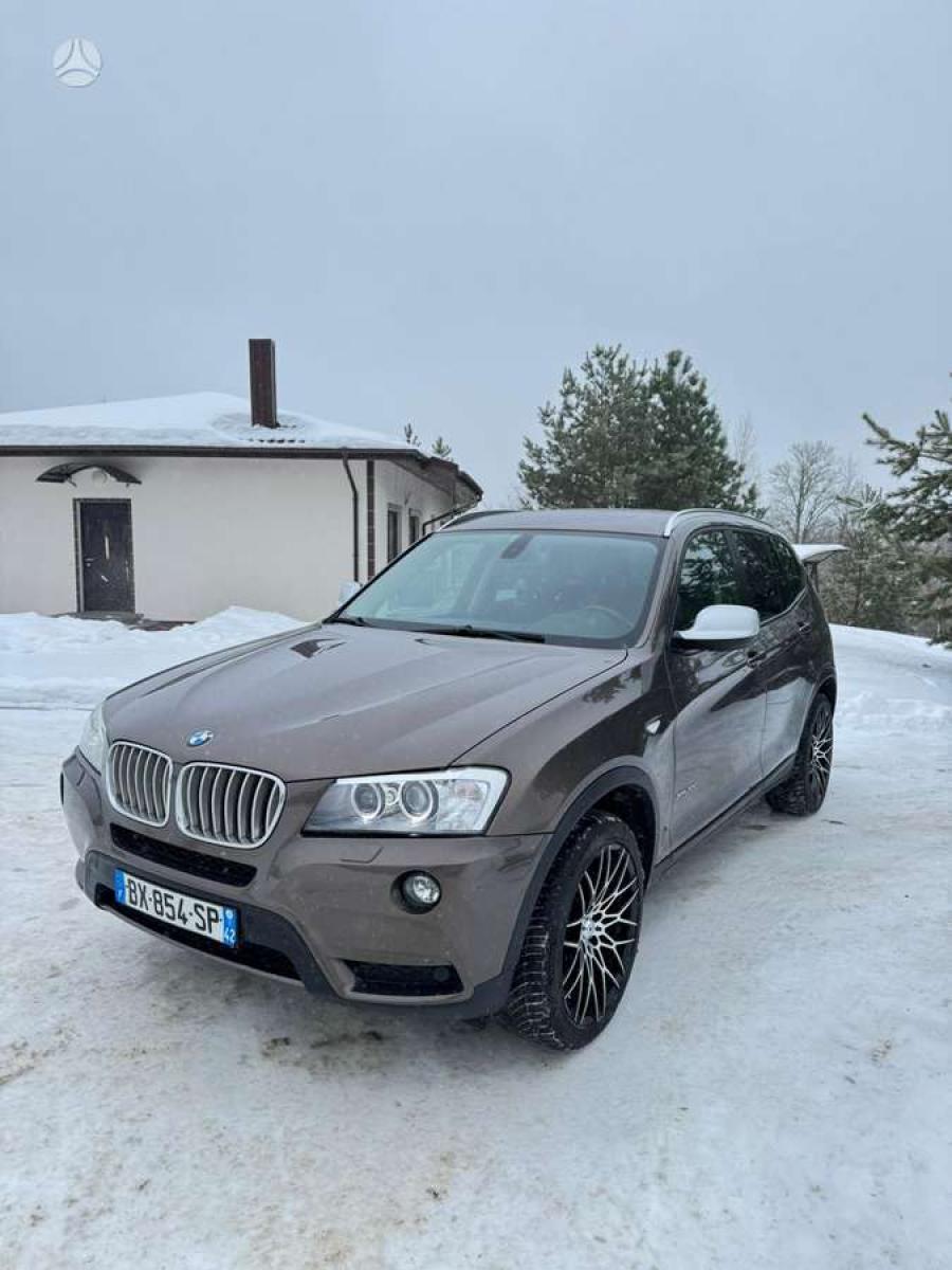 Brown BMW X3 2011 in Vilnius, with an engine capacity of 2.99 L and mileage of 227 thousand km for 10250 €, photo 3 on AUTOMOTO.COM.LV