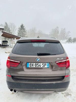 Brown BMW X3 2011 in Vilnius, with an engine capacity of 2.99 L and mileage of 227 thousand km for 10250 €, photo 10 on AUTOMOTO.COM.LV