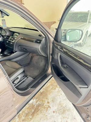 Brown BMW X3 2011 in Vilnius, with an engine capacity of 2.99 L and mileage of 227 thousand km for 10250 €, photo 13 on AUTOMOTO.COM.LV