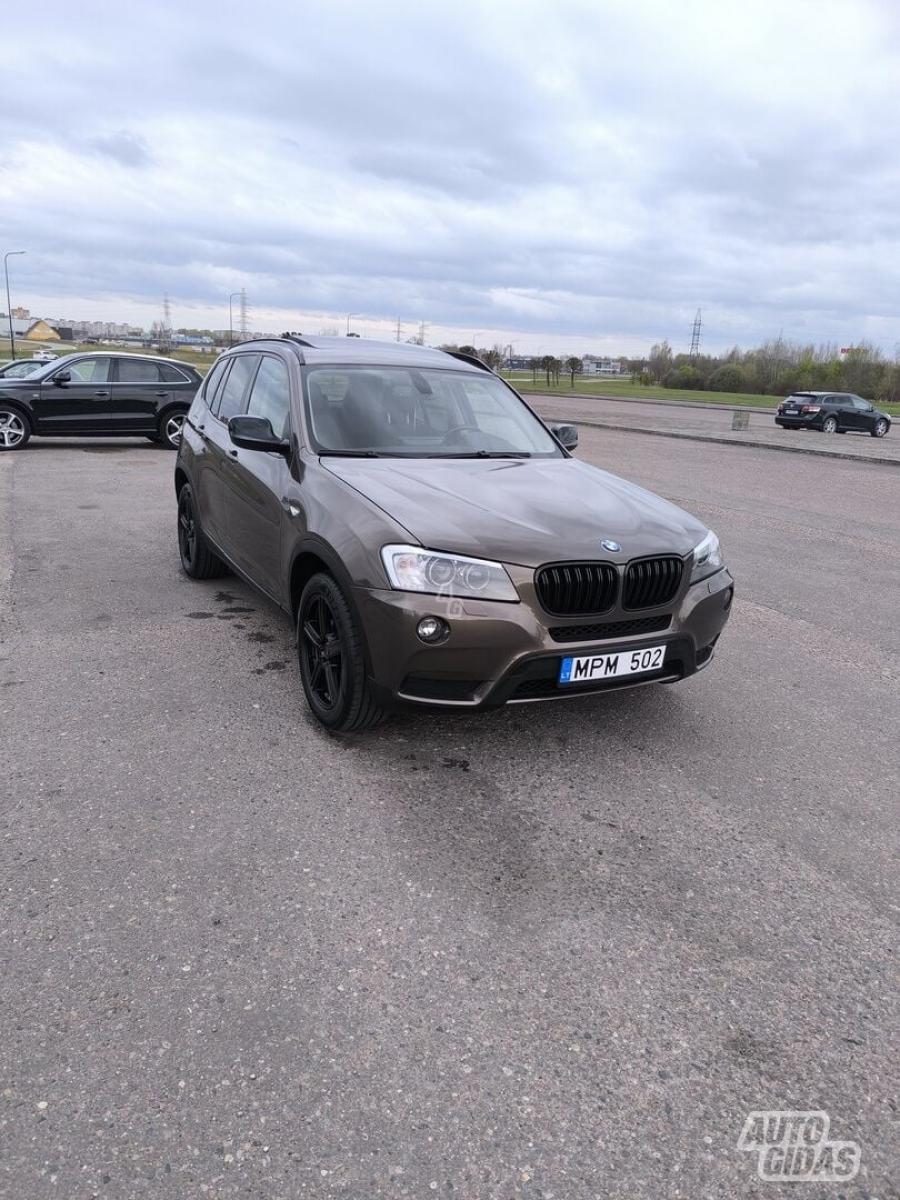 Brūns BMW X3 2011 Kauņa, ar dzinēja tilpumu 3.00 L un nobraukumu 256 tūkst. km par 9100 €, foto 1 vietnē AUTOMOTO.COM.LV