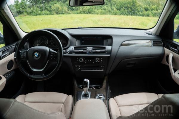 Brūns BMW X3 2011 Jēkabpils, ar dzinēja tilpumu 2.00 L un nobraukumu 340 tūkst. km par 9400 €, foto 5 vietnē AUTOMOTO.COM.LV