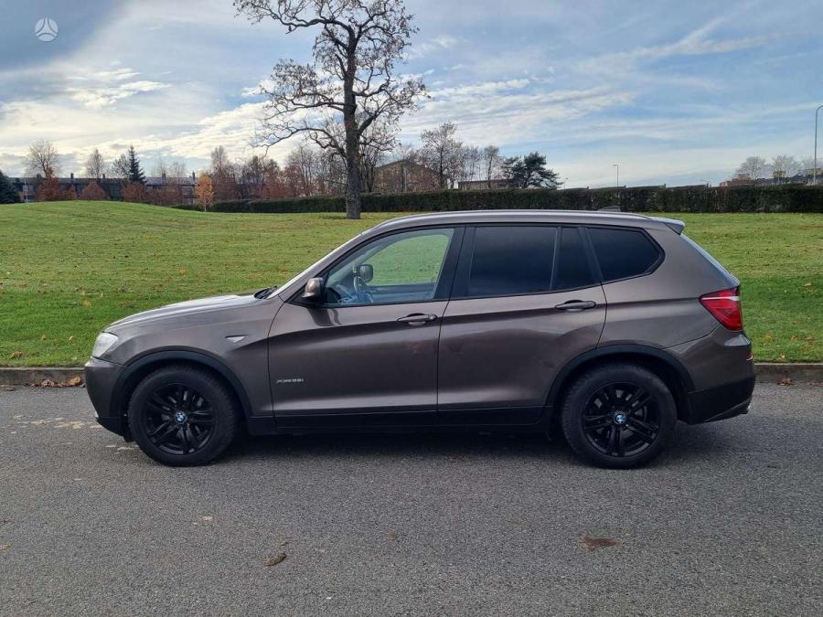 Brown BMW X3 2011 in Vilnius, with an engine capacity of 3.00 L and mileage of 190 thousand km for 9200 €, photo 1 on AUTOMOTO.COM.LV