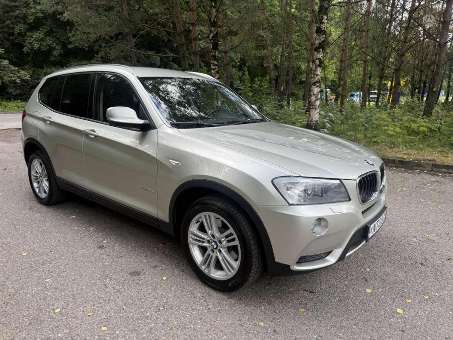 Brown BMW X3 2011 in Vilnius, with an engine capacity of 2.00 L and mileage of 391 thousand km for 7800 €, photo 4 on AUTOMOTO.COM.LV
