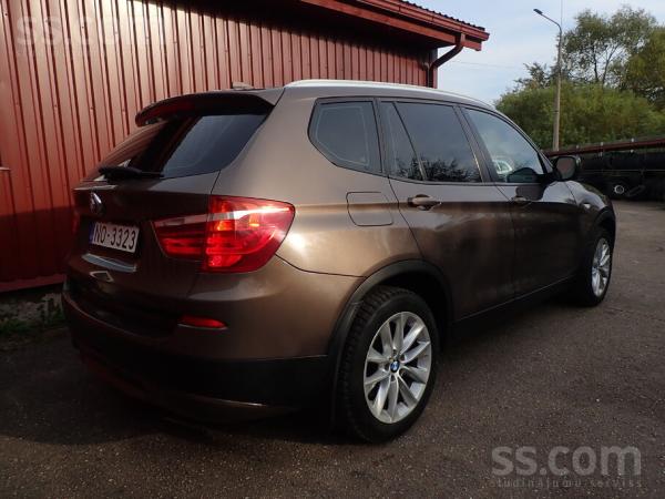 БМВ Х3 2011 в Лиепая на AUTOMOTO.COM.LV Коричневый БМВ Х3 2011 в Лиепая, объемом двигателя 3.00 л и пробегом 257 тыс. км за 12550 €, фото 3 на AUTOMOTO.COM.LV