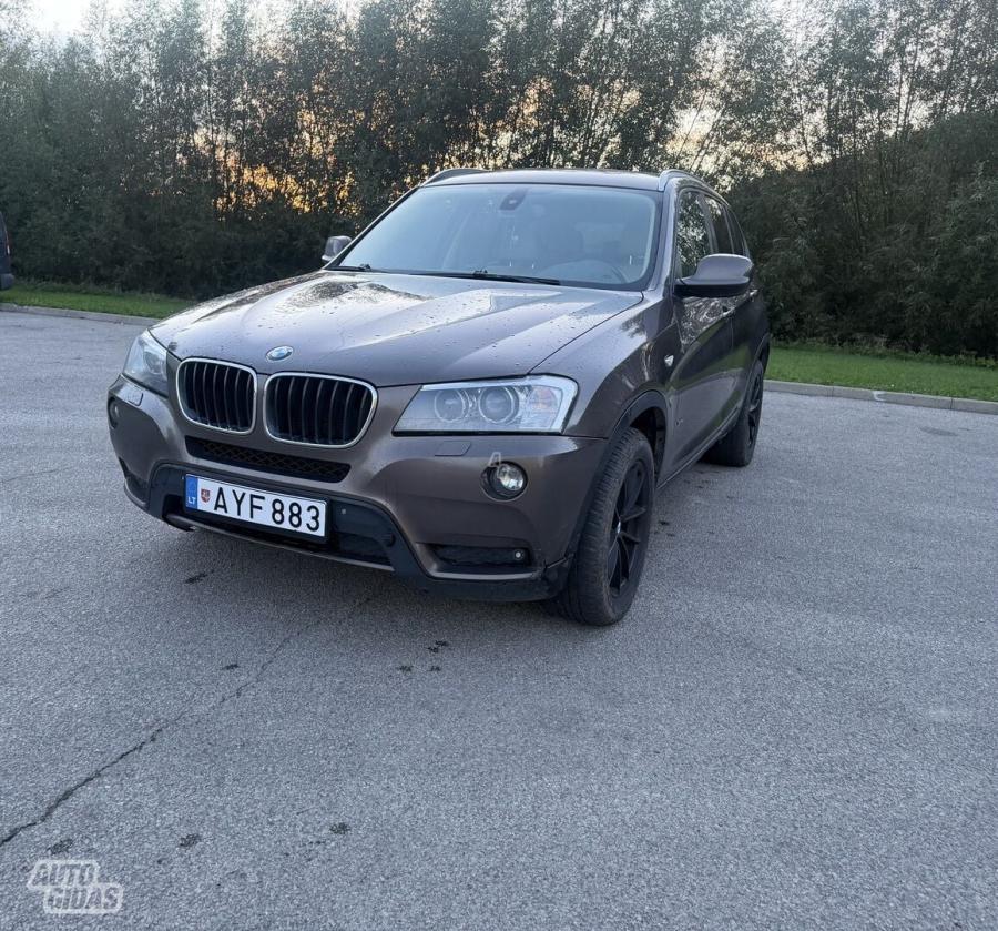 Brown BMW X3 2011 in Siauliai, with an engine capacity of 2.00 L and mileage of 247 thousand km for 5300 €, photo 3 on AUTOMOTO.COM.LV