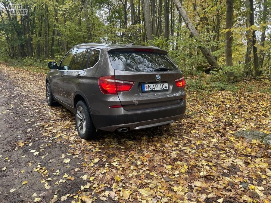 Brown BMW X3 2011 in Kaunas, with an engine capacity of 2.00 L and mileage of 249 thousand km for 6200 €, photo 6 on AUTOMOTO.COM.LV