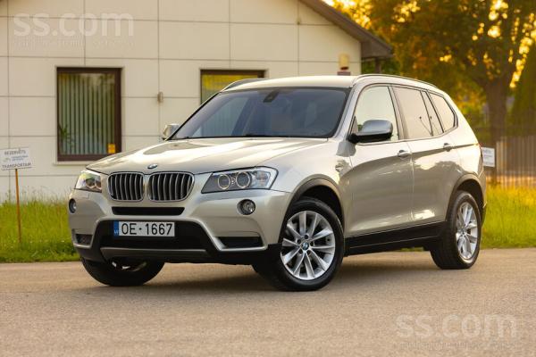 Brown BMW X3 2012 in Jelgava, with an engine capacity of 3.00 L and mileage of 0 thousand km for 7300 €, photo 1 on AUTOMOTO.COM.LV