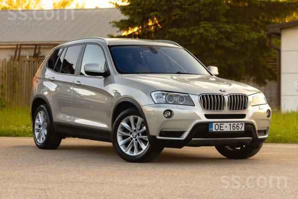 Brown BMW X3 2012 in Jelgava, with an engine capacity of 3.00 L and mileage of 0 thousand km for 7300 €, photo 3 on AUTOMOTO.COM.LV