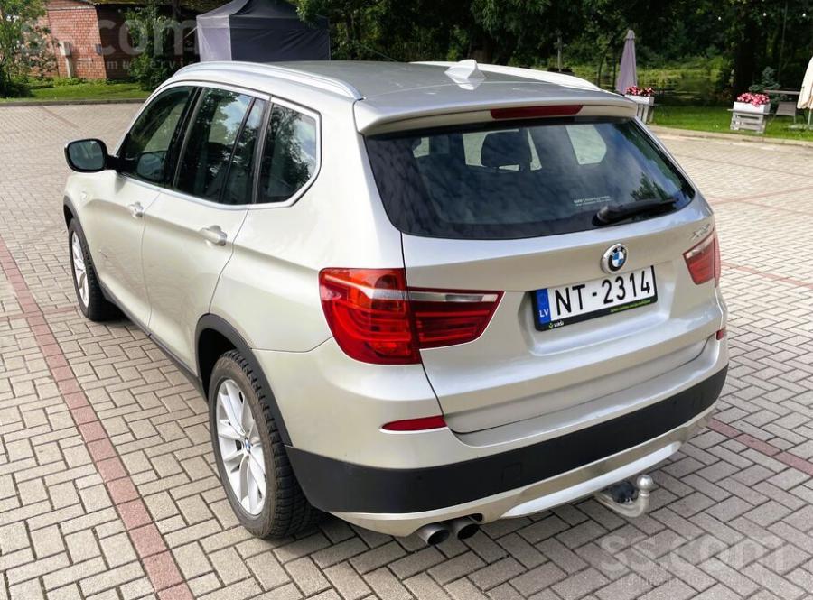 Brūns BMW X3 2012 Valmiera, ar dzinēja tilpumu 3.00 L un nobraukumu 312 tūkst. km par 10550 €, foto 9 vietnē AUTOMOTO.COM.LV