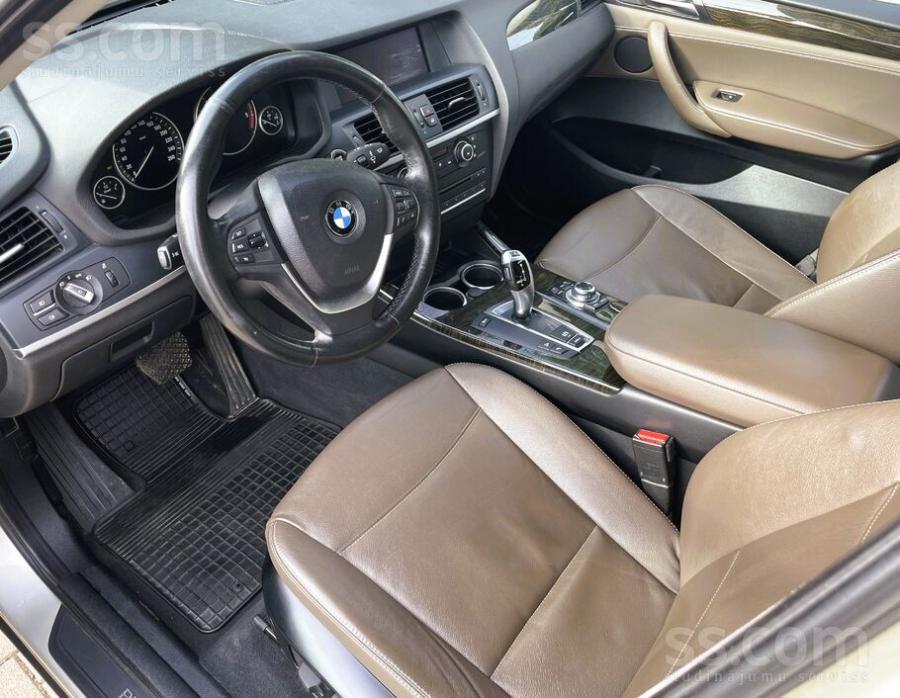 Brūns BMW X3 2012 Valmiera, ar dzinēja tilpumu 3.00 L un nobraukumu 312 tūkst. km par 10550 €, foto 12 vietnē AUTOMOTO.COM.LV