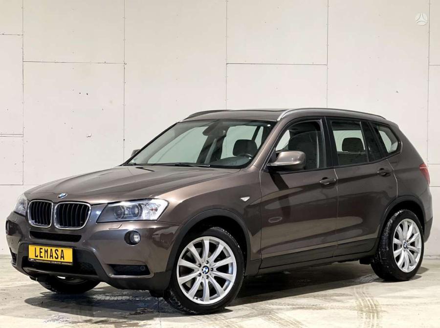 Brown BMW X3 2012 in Klaipeda, with an engine capacity of 2.00 L and mileage of 193 thousand km for 10999 €, photo 1 on AUTOMOTO.COM.LV