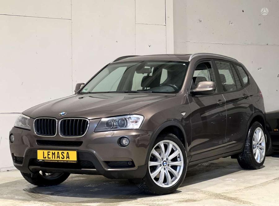 Brown BMW X3 2012 in Klaipeda, with an engine capacity of 2.00 L and mileage of 193 thousand km for 10999 €, photo 7 on AUTOMOTO.COM.LV