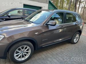 Brūns BMW X3 2012 Daugavpils, ar dzinēja tilpumu 2.00 L un nobraukumu 248 tūkst. km par 9500 €, foto  vietnē AUTOMOTO.COM.LV