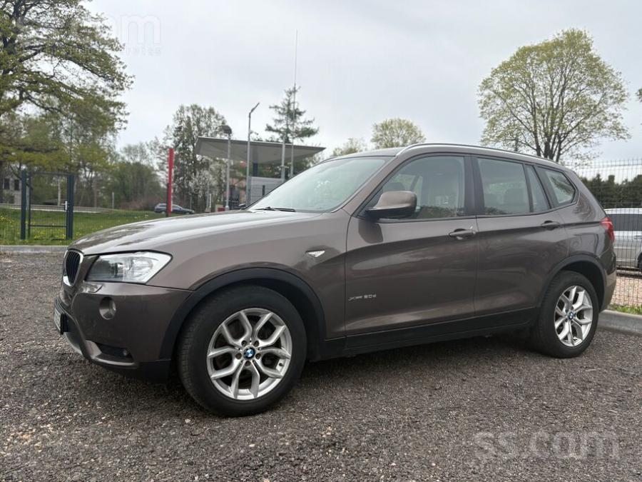 Brown BMW X3 2012 in Riga, with an engine capacity of 2.00 L and mileage of 0 thousand km for 8450 €, photo 3 on AUTOMOTO.COM.LV