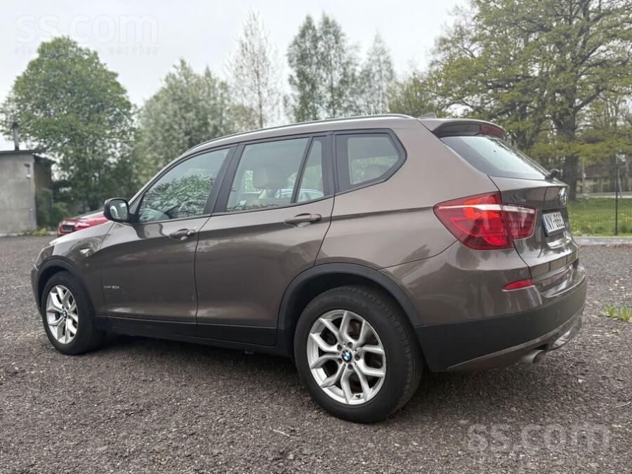 Brown BMW X3 2012 in Riga, with an engine capacity of 2.00 L and mileage of 0 thousand km for 8450 €, photo 4 on AUTOMOTO.COM.LV