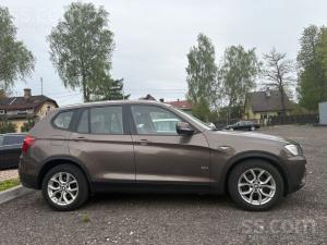 Brown BMW X3 2012 in Riga, with an engine capacity of 2.00 L and mileage of 0 thousand km for 8450 €, photo 5 on AUTOMOTO.COM.LV