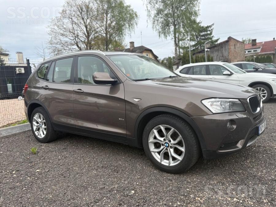 Brown BMW X3 2012 in Riga, with an engine capacity of 2.00 L and mileage of 0 thousand km for 8450 €, photo 6 on AUTOMOTO.COM.LV