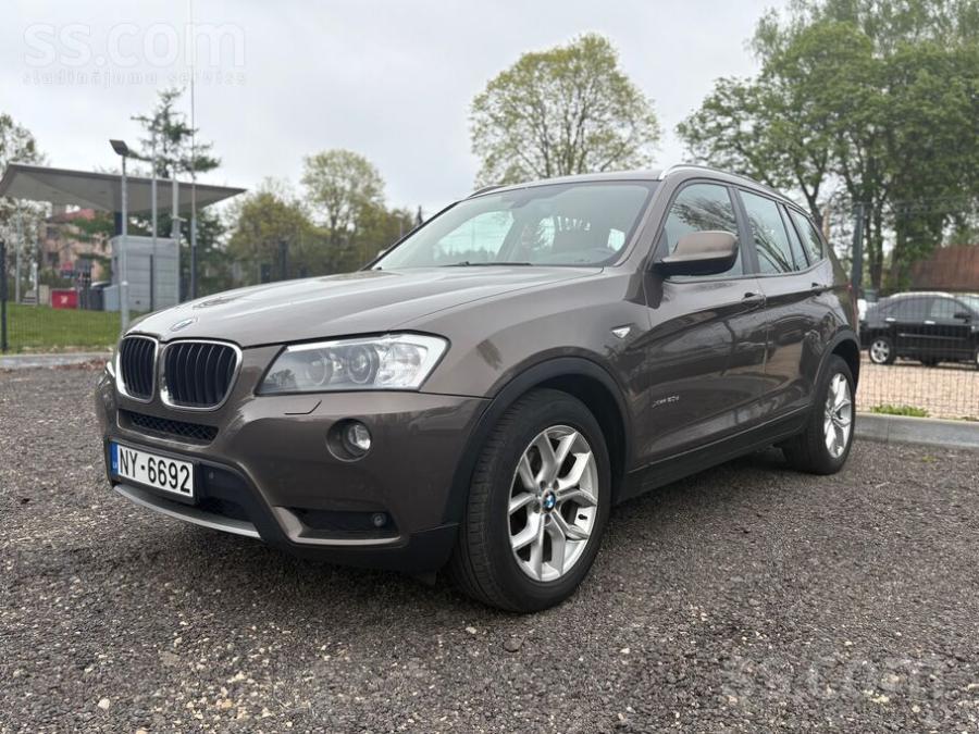 Brown BMW X3 2012 in Riga, with an engine capacity of 2.00 L and mileage of 0 thousand km for 8450 €, photo 7 on AUTOMOTO.COM.LV