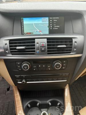 Brown BMW X3 2012 in Riga, with an engine capacity of 2.00 L and mileage of 0 thousand km for 8450 €, photo 9 on AUTOMOTO.COM.LV