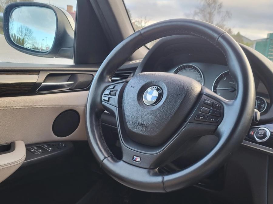 Brown BMW X3 2012 in Riga, with an engine capacity of 3.00 L and mileage of 266 thousand km for 12990 €, photo 16 on AUTOMOTO.COM.LV