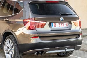 Brown BMW X3 2012 in Riga, with an engine capacity of 3.00 L and mileage of 266 thousand km for 12990 €, photo 28 on AUTOMOTO.COM.LV