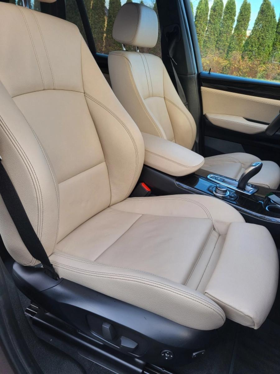 Brown BMW X3 2012 in Riga, with an engine capacity of 3.00 L and mileage of 266 thousand km for 12990 €, photo 34 on AUTOMOTO.COM.LV